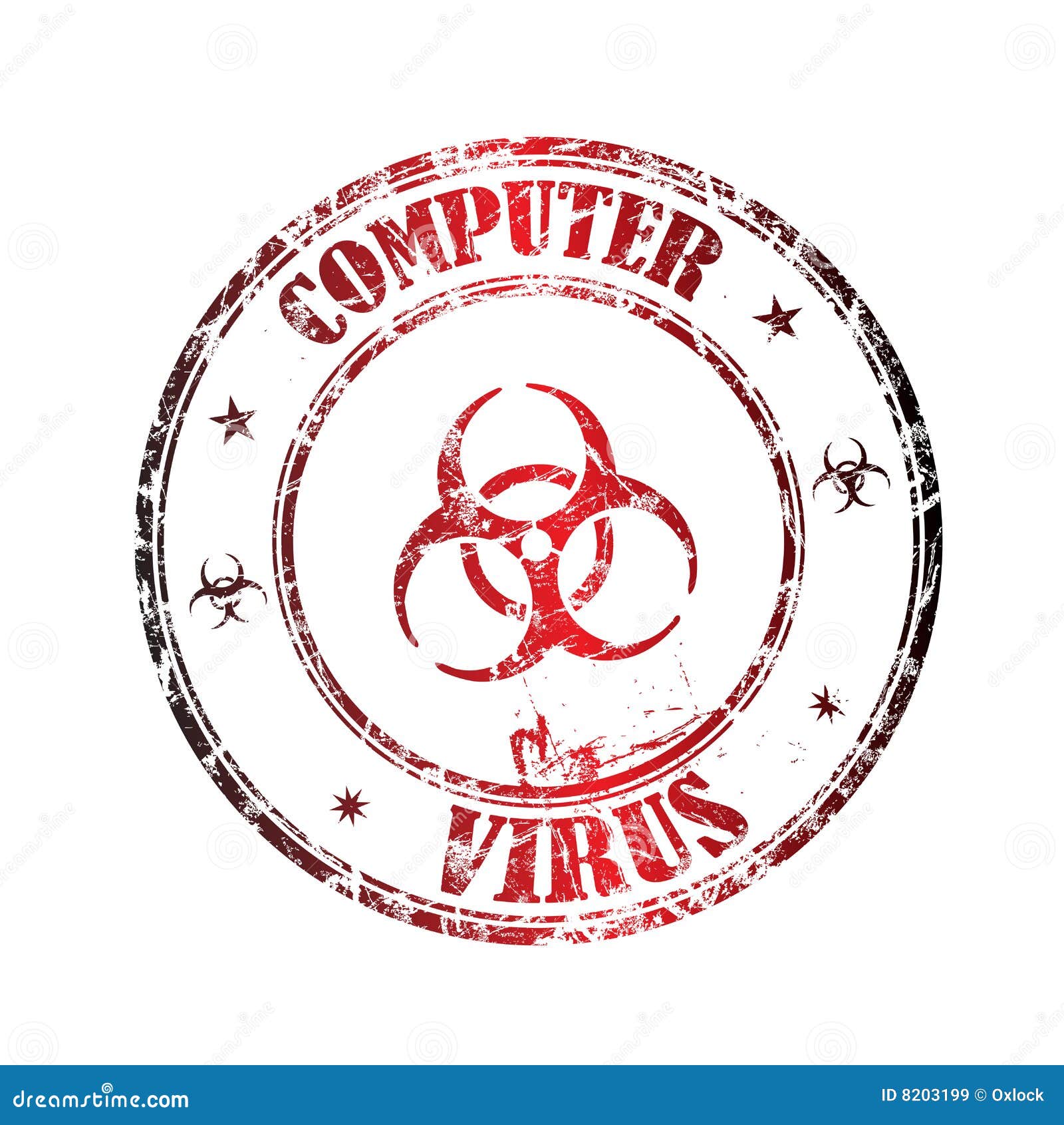 Computer virus stamp stock illustration. Illustration of infection ...