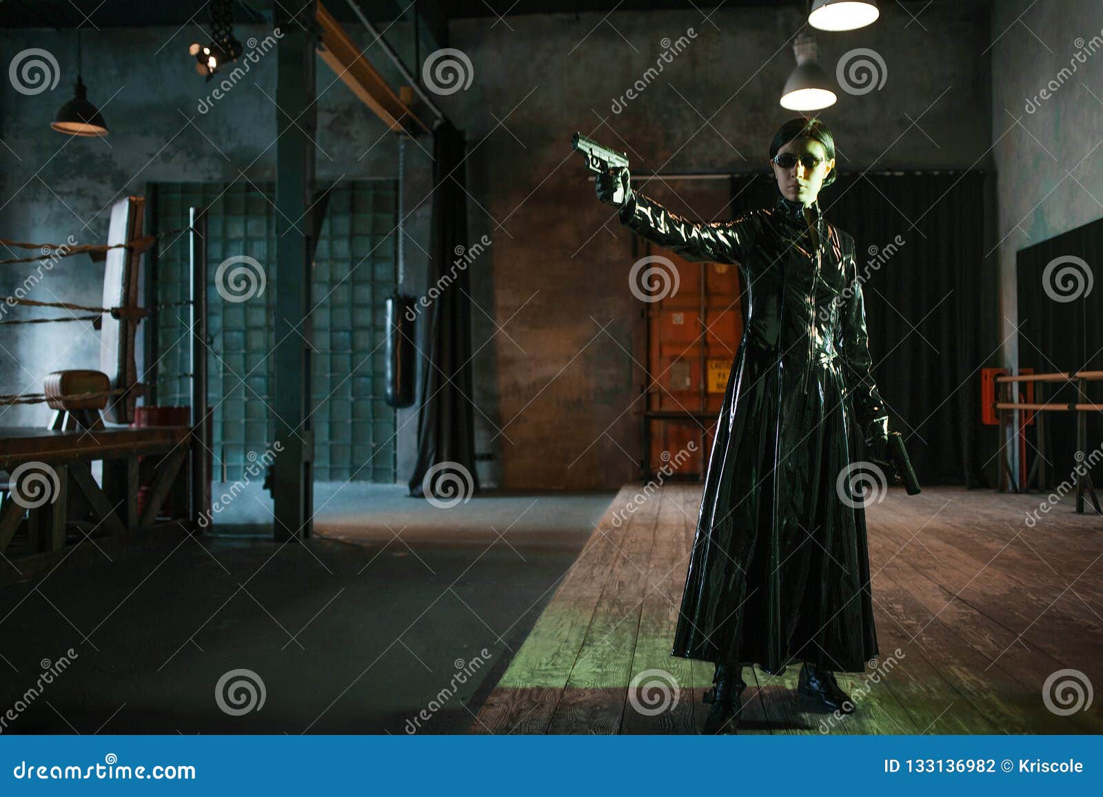 Computer Viruses and Cybersecurity, Concept. Young Woman Dressed in ...