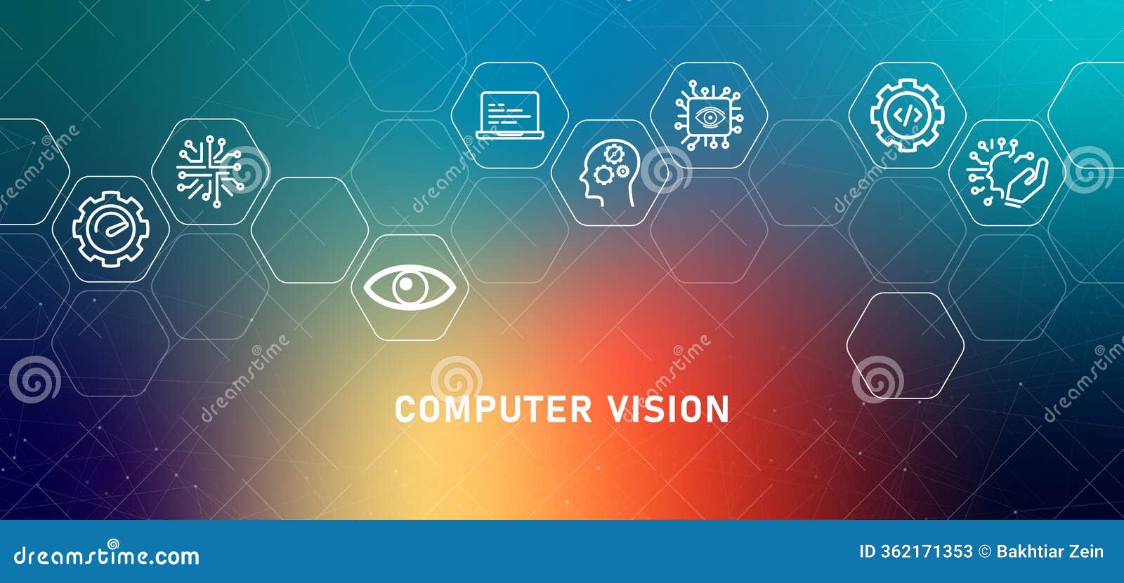 Computer Vision Icon. Trendy Flat Vector Computer Vision Icon On ...