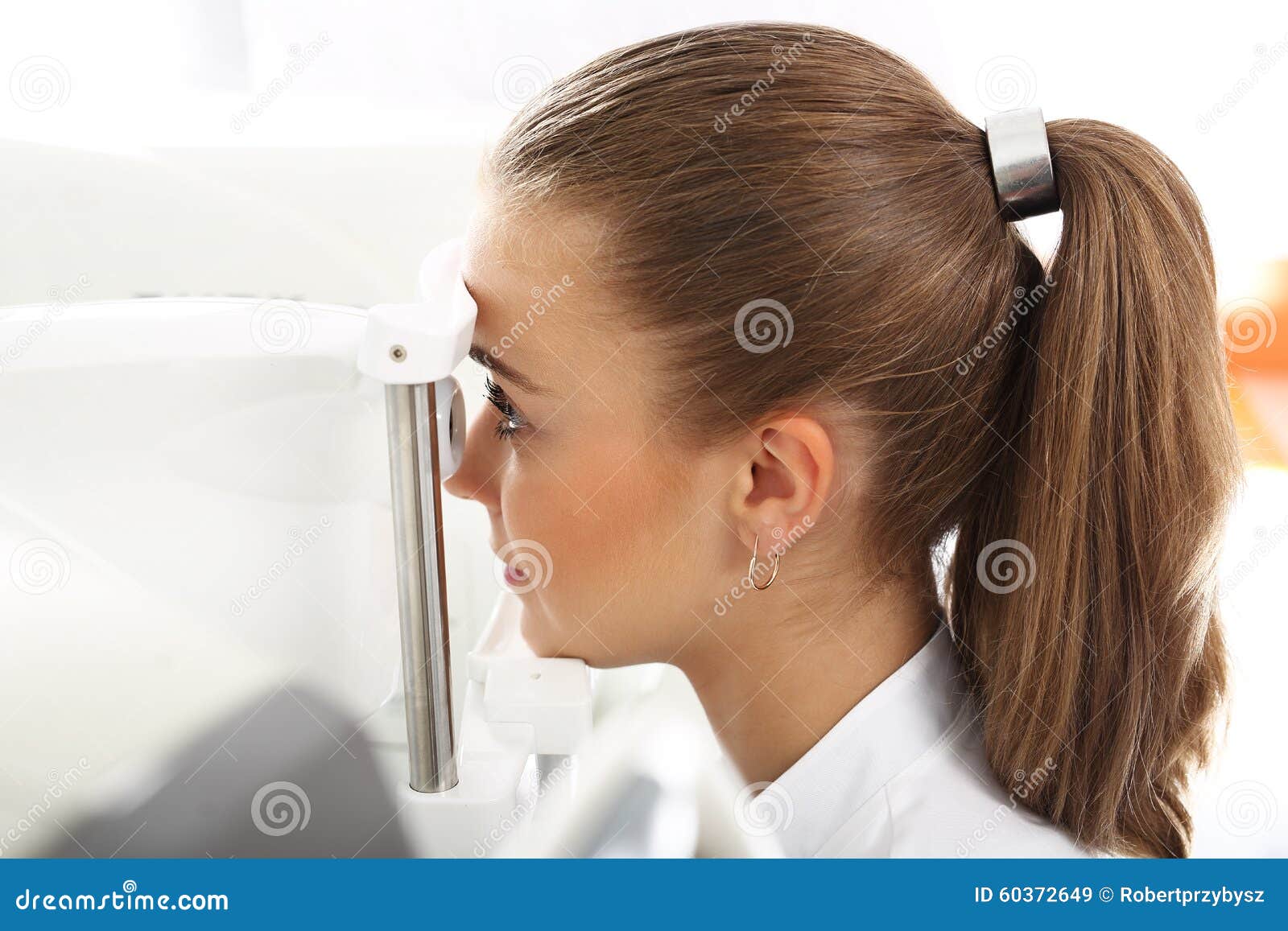 Computer vision test stock image. Image of office, farsightedness ...