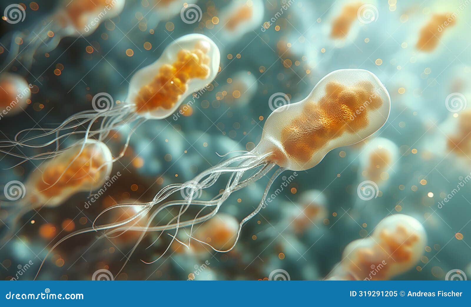Computer Visualization of the Concept of Human Fertility. Stock Image ...