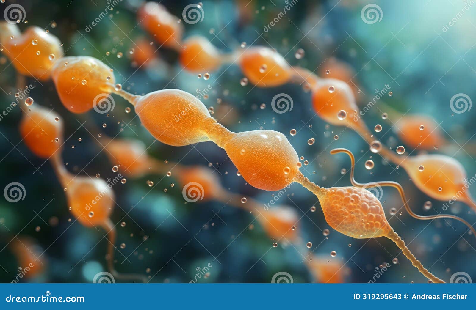 Computer Visualization of the Concept of Human Fertility. Stock Image ...