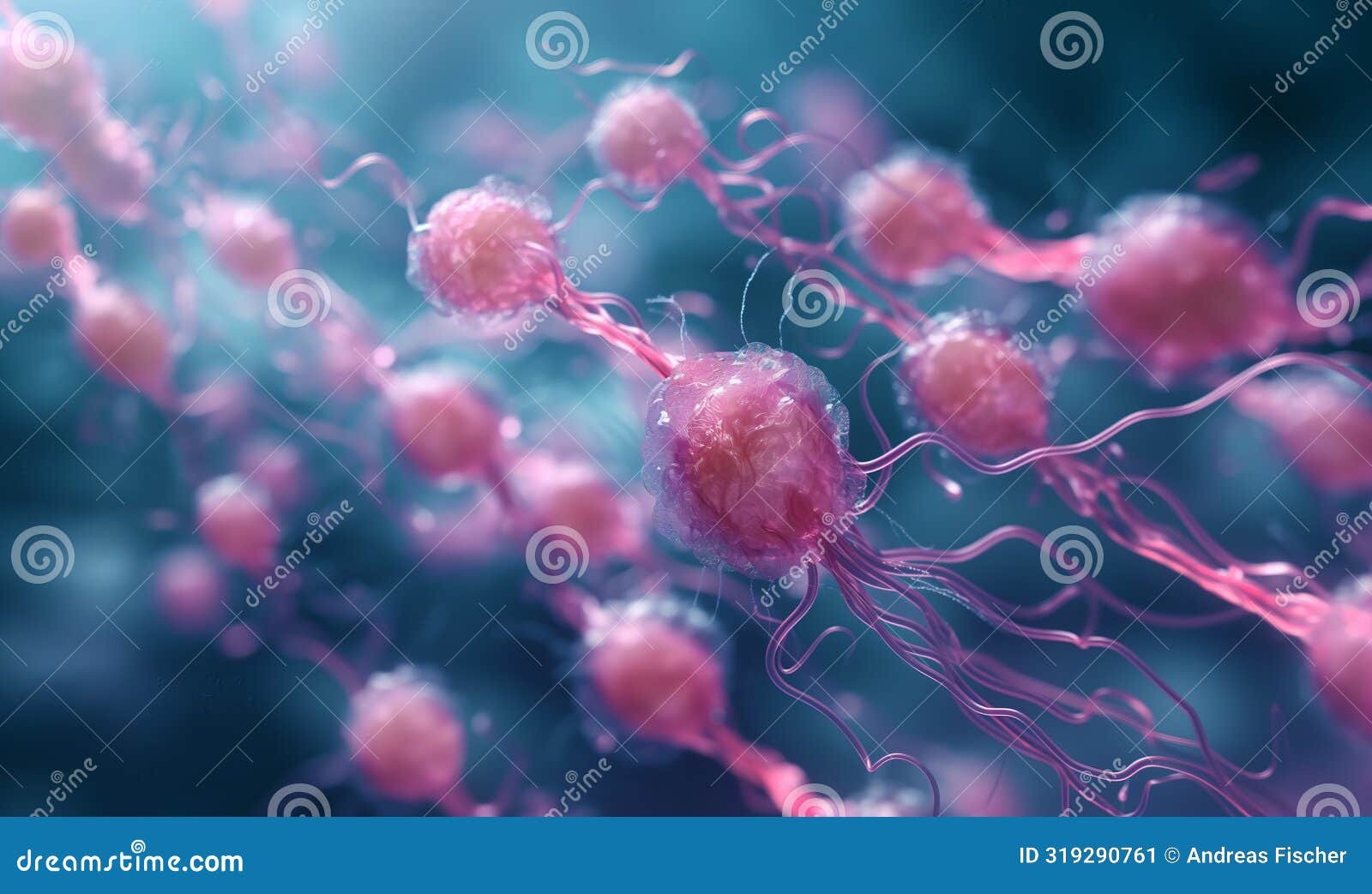 Computer Visualization of the Concept of Human Fertility. Stock Image ...