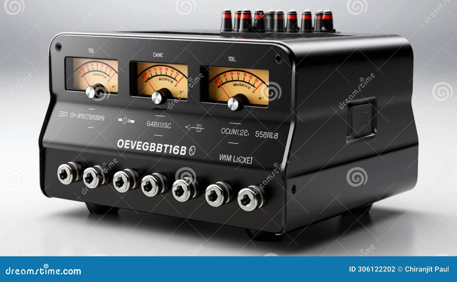 Computer Voltage Stabilizer Isolated on White Background Stock Photo ...