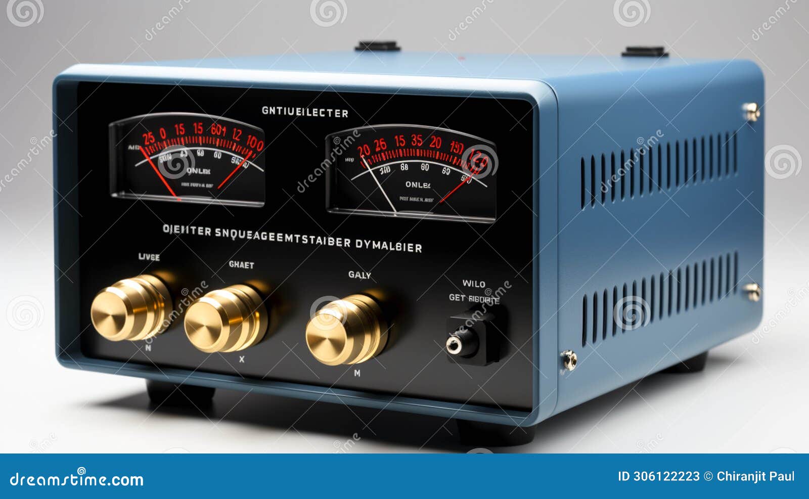 Computer Voltage Stabilizer Isolated on White Background Stock Image ...