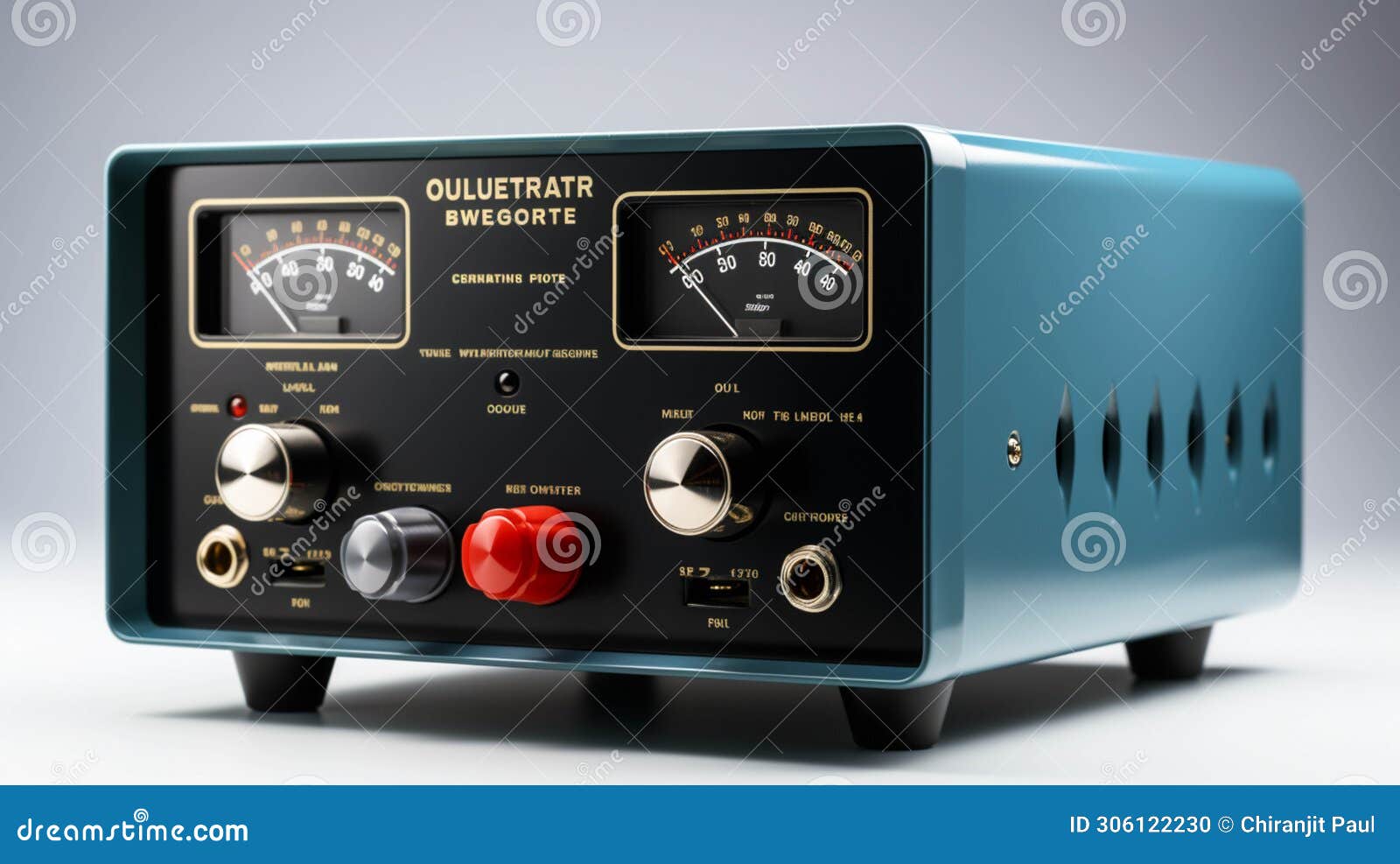 Computer Voltage Stabilizer Isolated on White Background Stock Photo ...