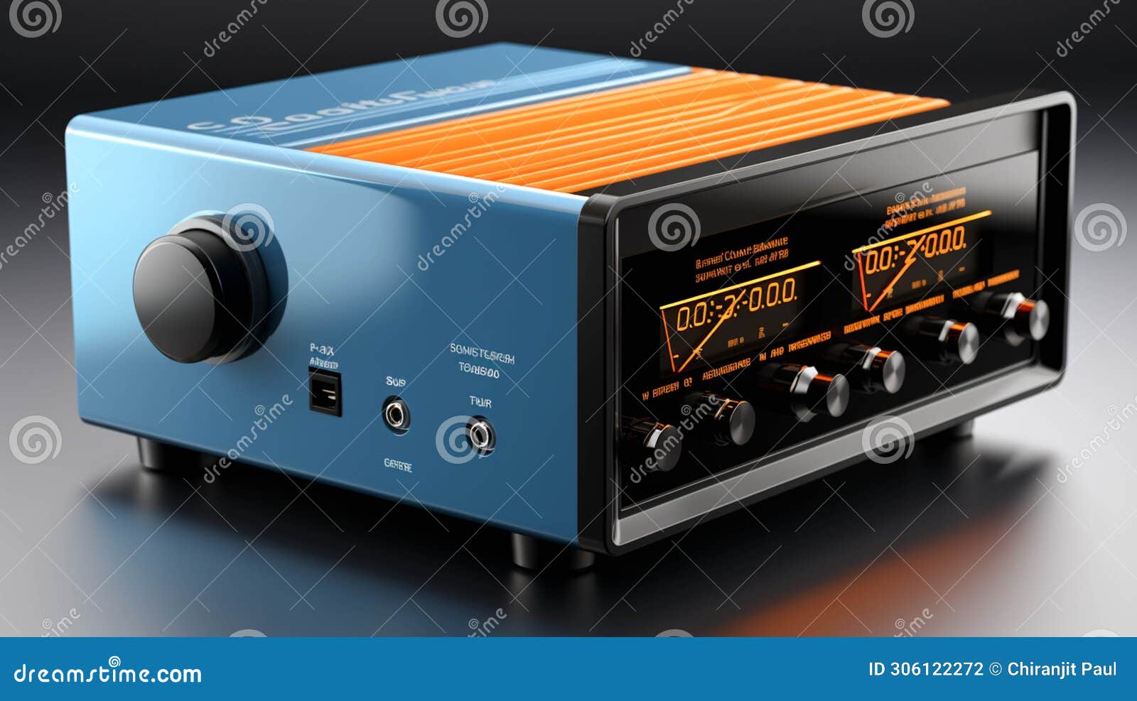 Computer Voltage Stabilizer Isolated on White Background Stock Photo ...