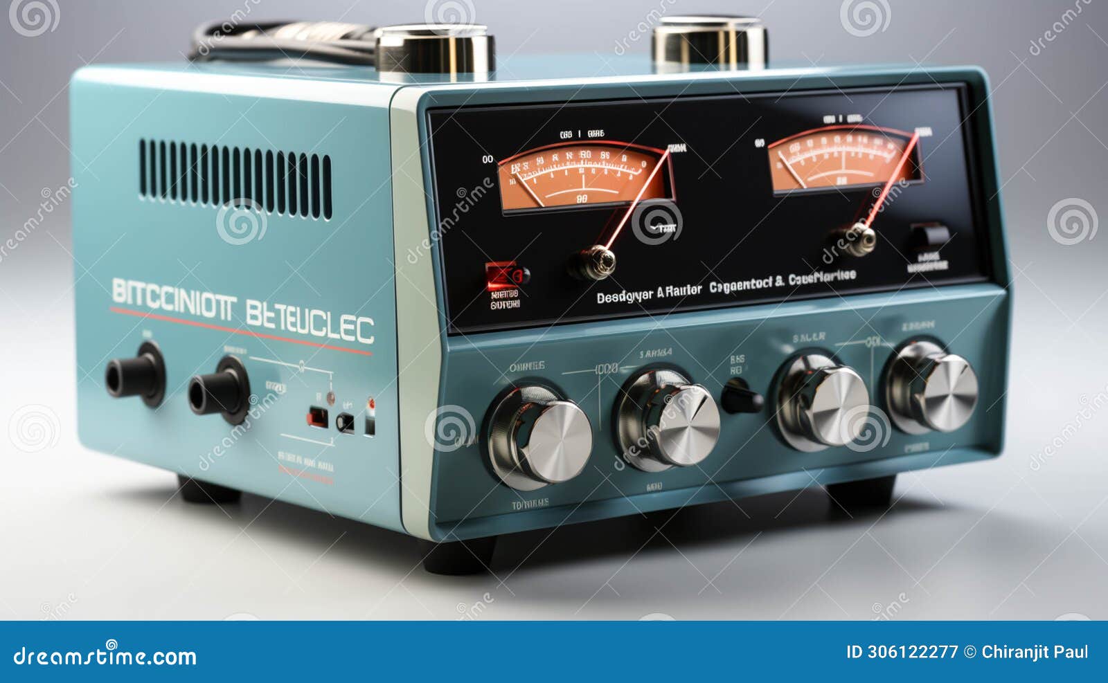 Computer Voltage Stabilizer Isolated on White Background Stock Image ...