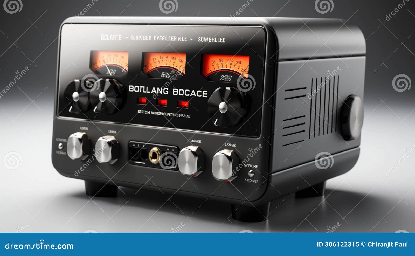 Computer Voltage Stabilizer Isolated on White Background Stock Image ...