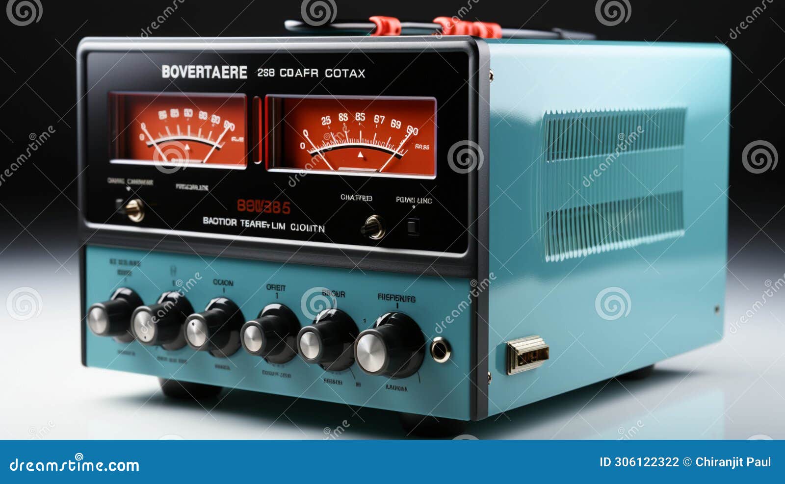 Computer Voltage Stabilizer Isolated on White Background Stock Photo ...