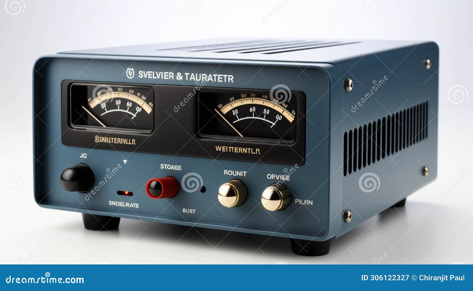 Computer Voltage Stabilizer Isolated on White Background Stock Image ...