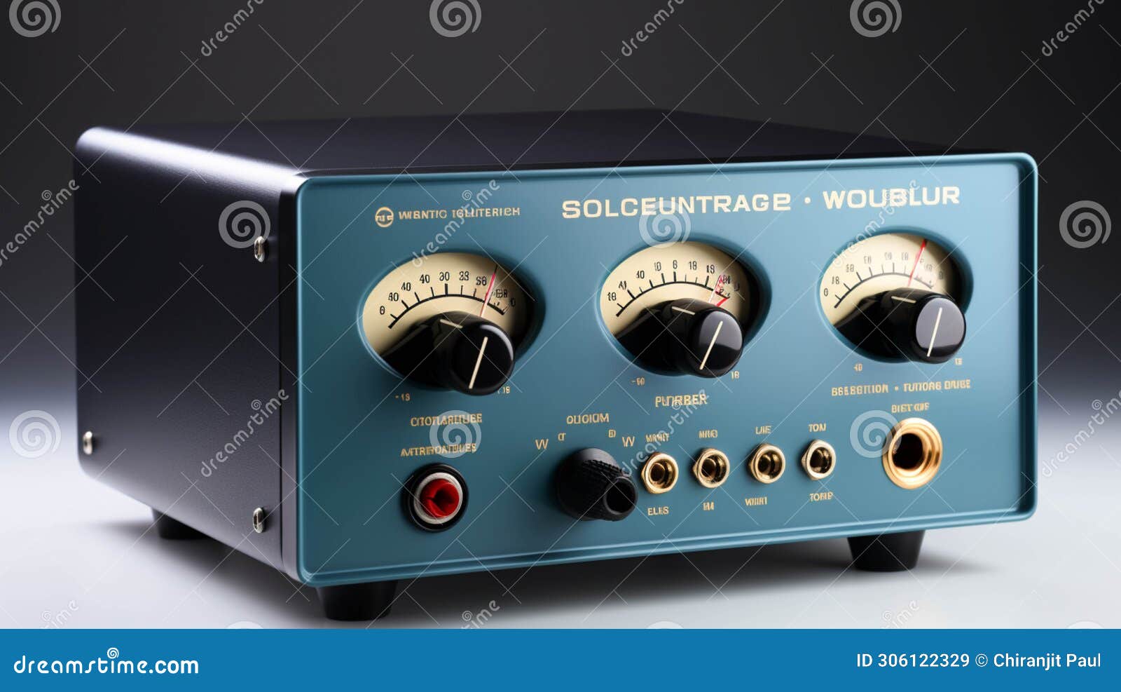 Computer Voltage Stabilizer Isolated on White Background Stock Image ...