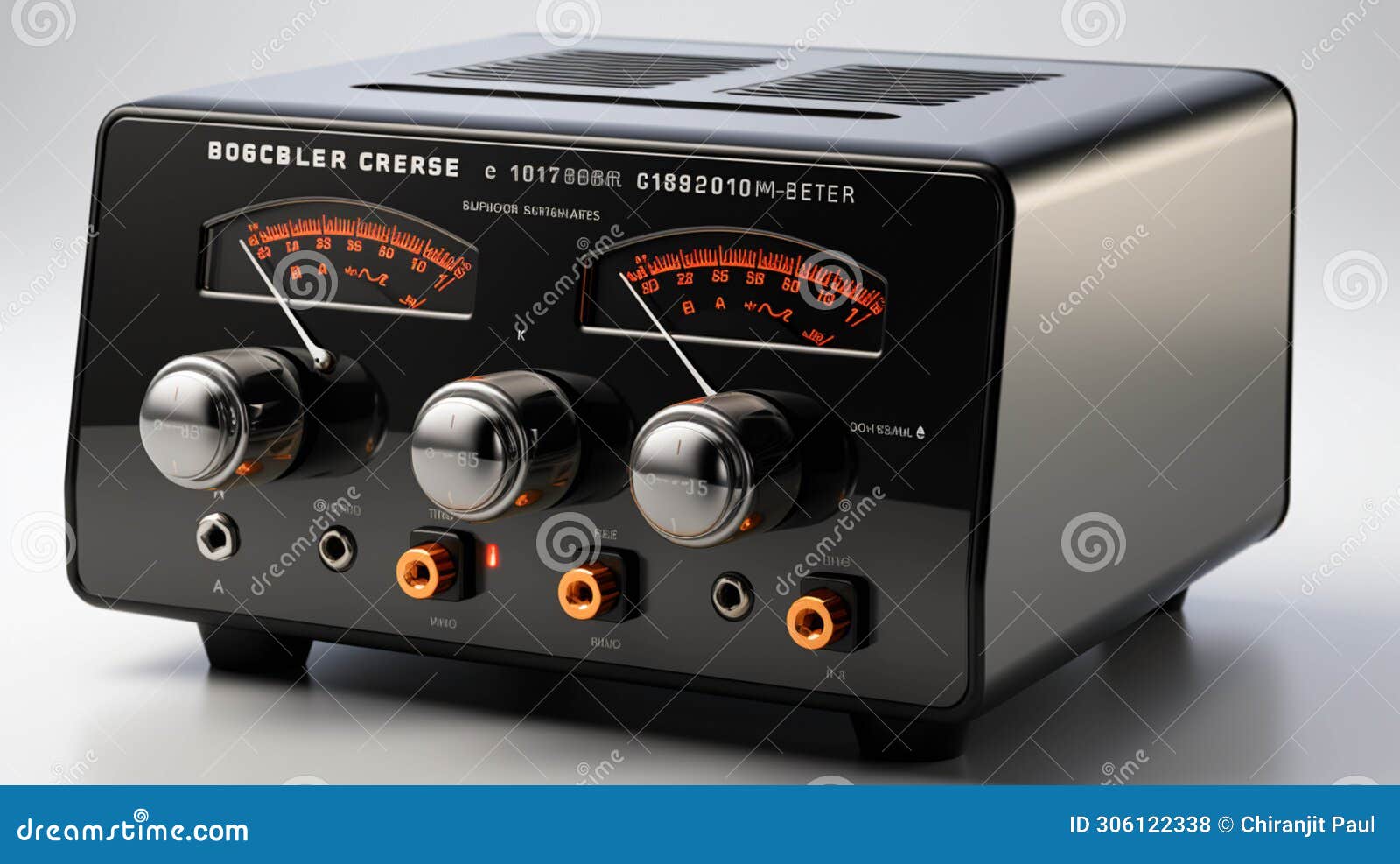 Computer Voltage Stabilizer Isolated on White Background Stock Photo ...