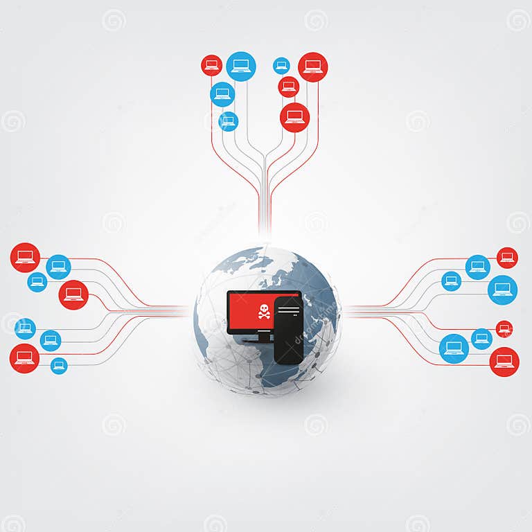 Computer Vulnerability, Spreading Malware or Ransomware Attack ...