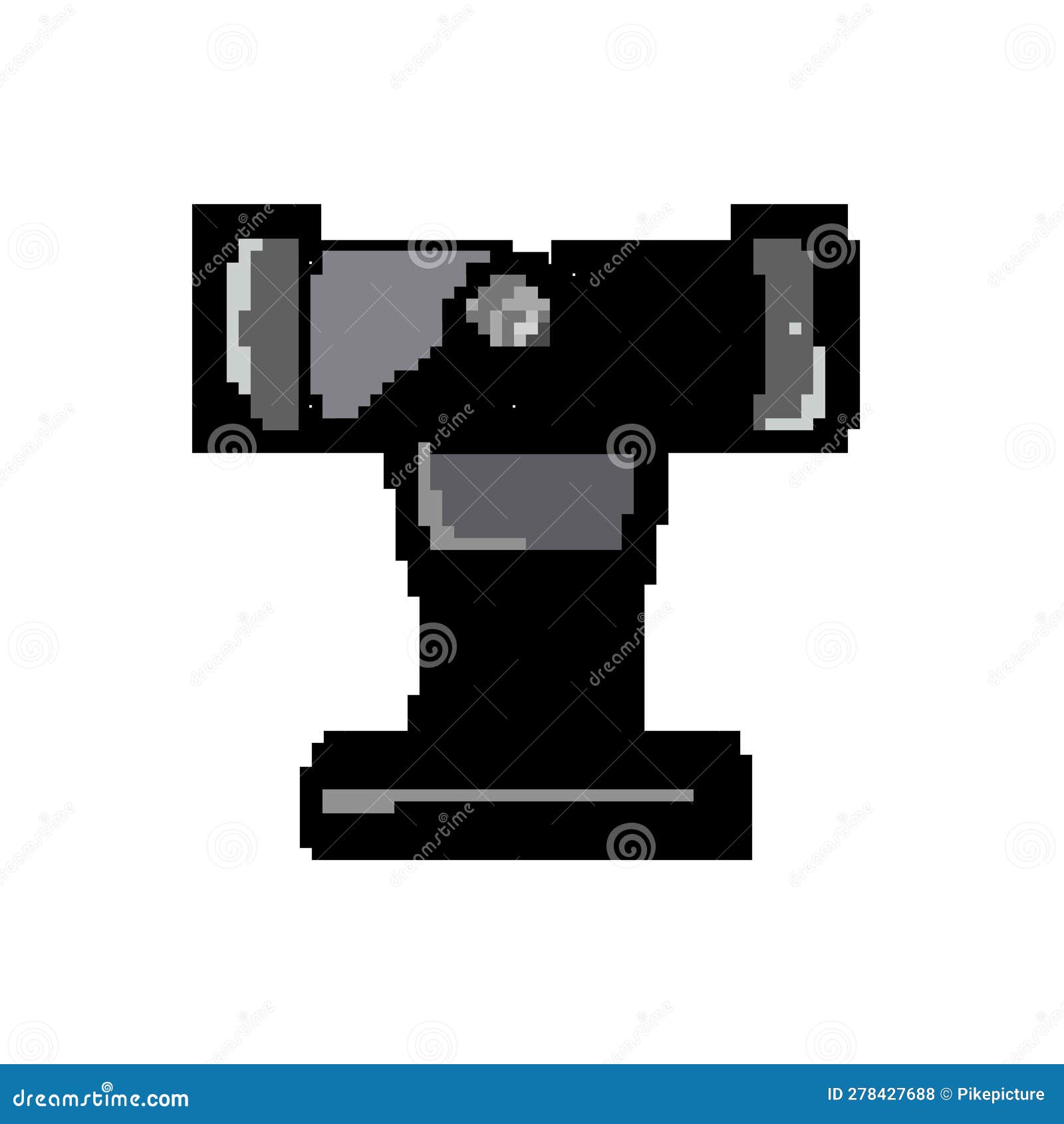 Computer Web Camera Game Pixel Art Vector Illustration Stock Vector ...