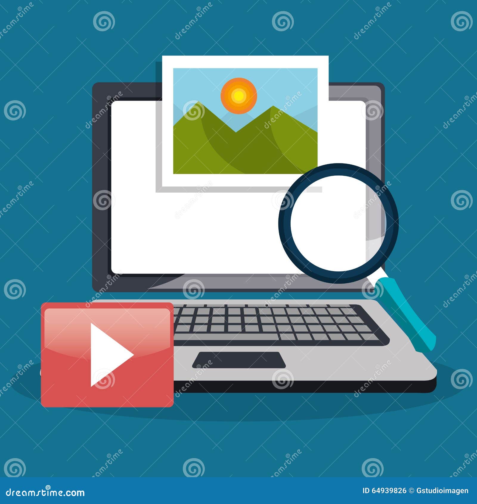 Computer web design stock illustration. Illustration of network - 64939826