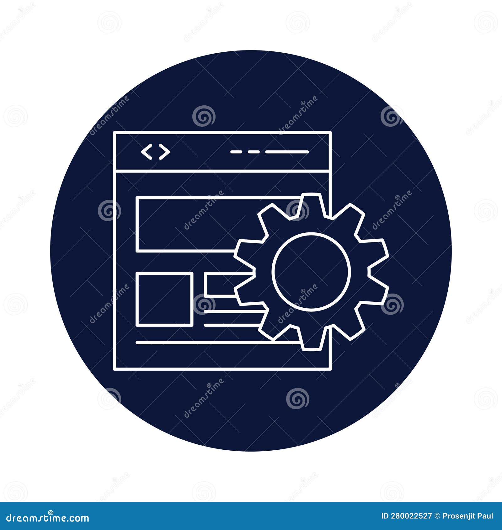 Computer, Website, Gear, Web Ui, Website Maintenance Icon Stock Vector ...