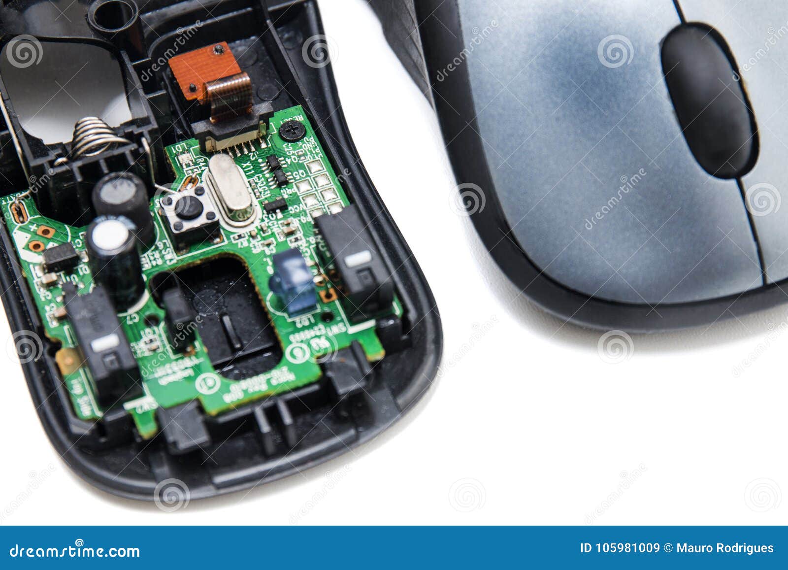 Computer Wheel mouse stock image. Image of connection - 105981009