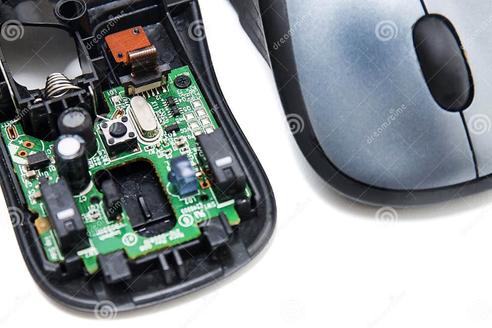 Computer Wheel mouse stock image. Image of connection - 105981009