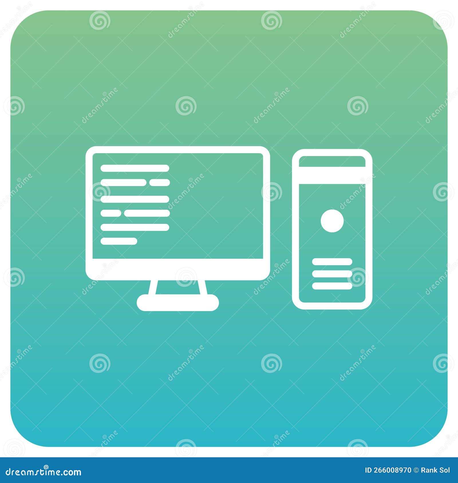 Computer Which Can Easily Edit or Modify Stock Illustration ...