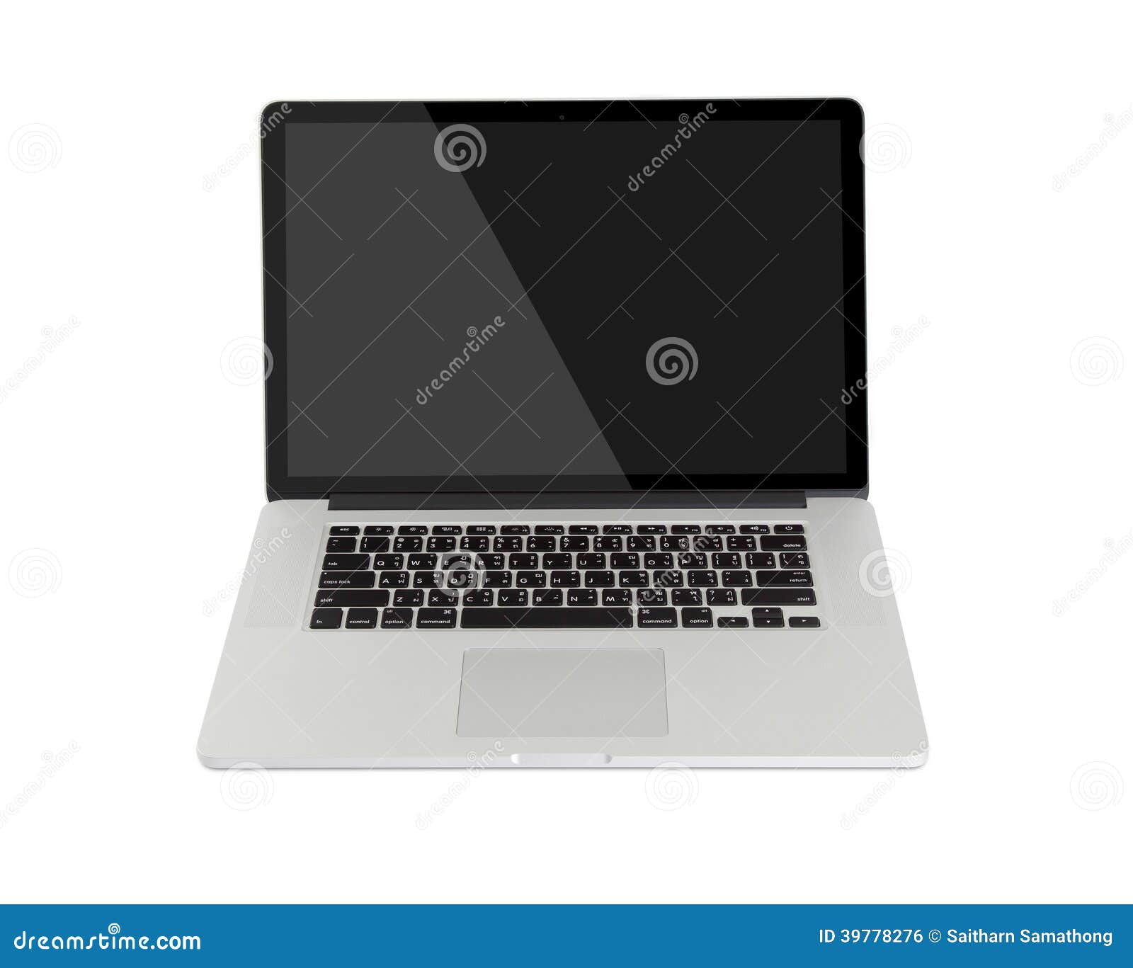 Computer on White Background Editorial Photo - Image of technology ...