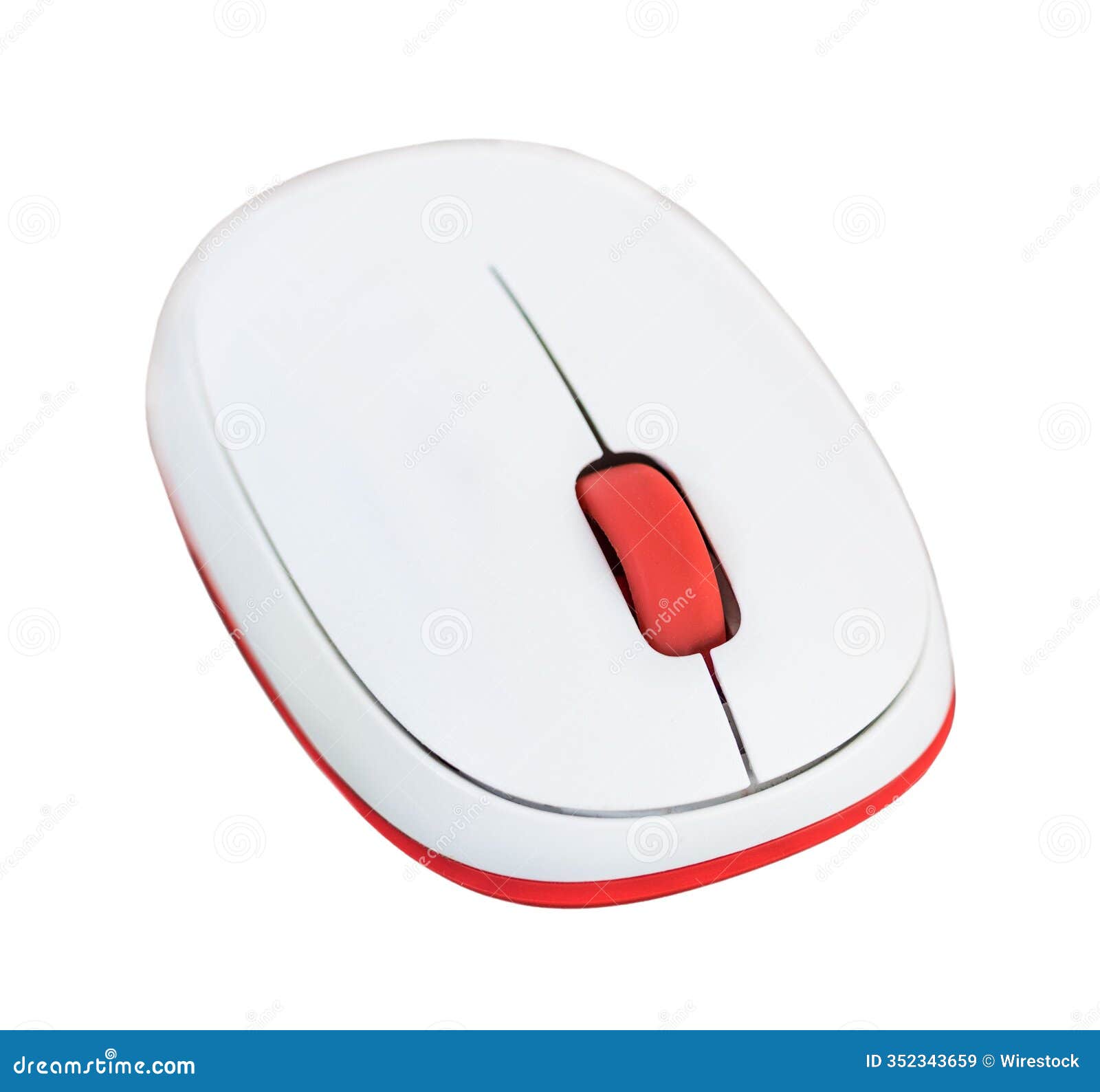Computer Wireless Mouse Front View, Isolated on White or Transparent ...