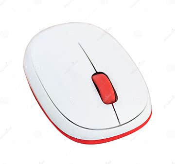 Computer Wireless Mouse Front View, Isolated on White or Transparent ...