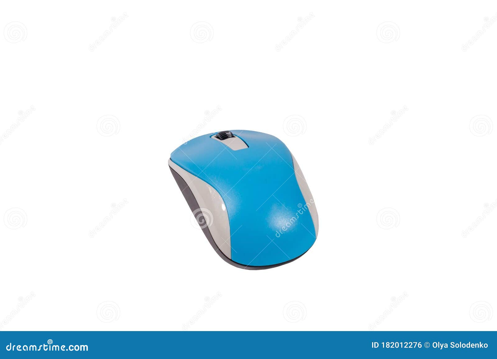 Computer Wireless Mouse Isolated on White Background Stock Photo ...