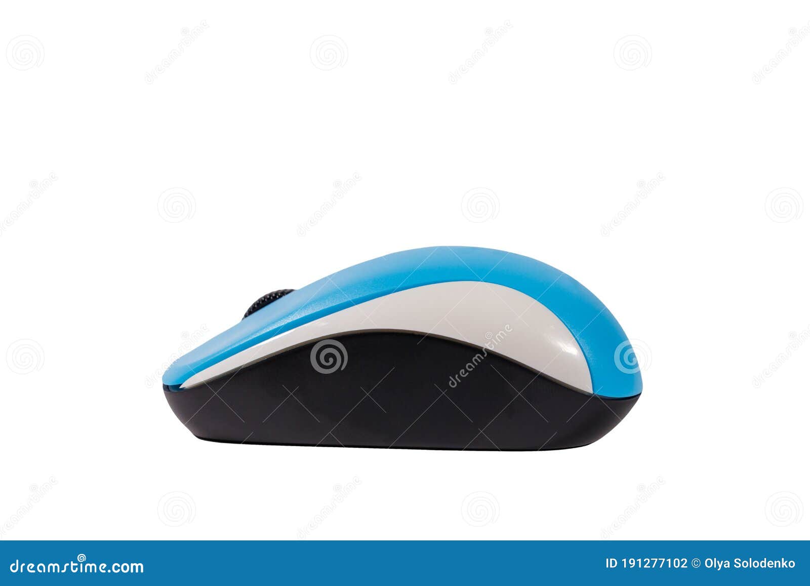 Computer Wireless Mouse Isolated on White Background Stock Photo ...