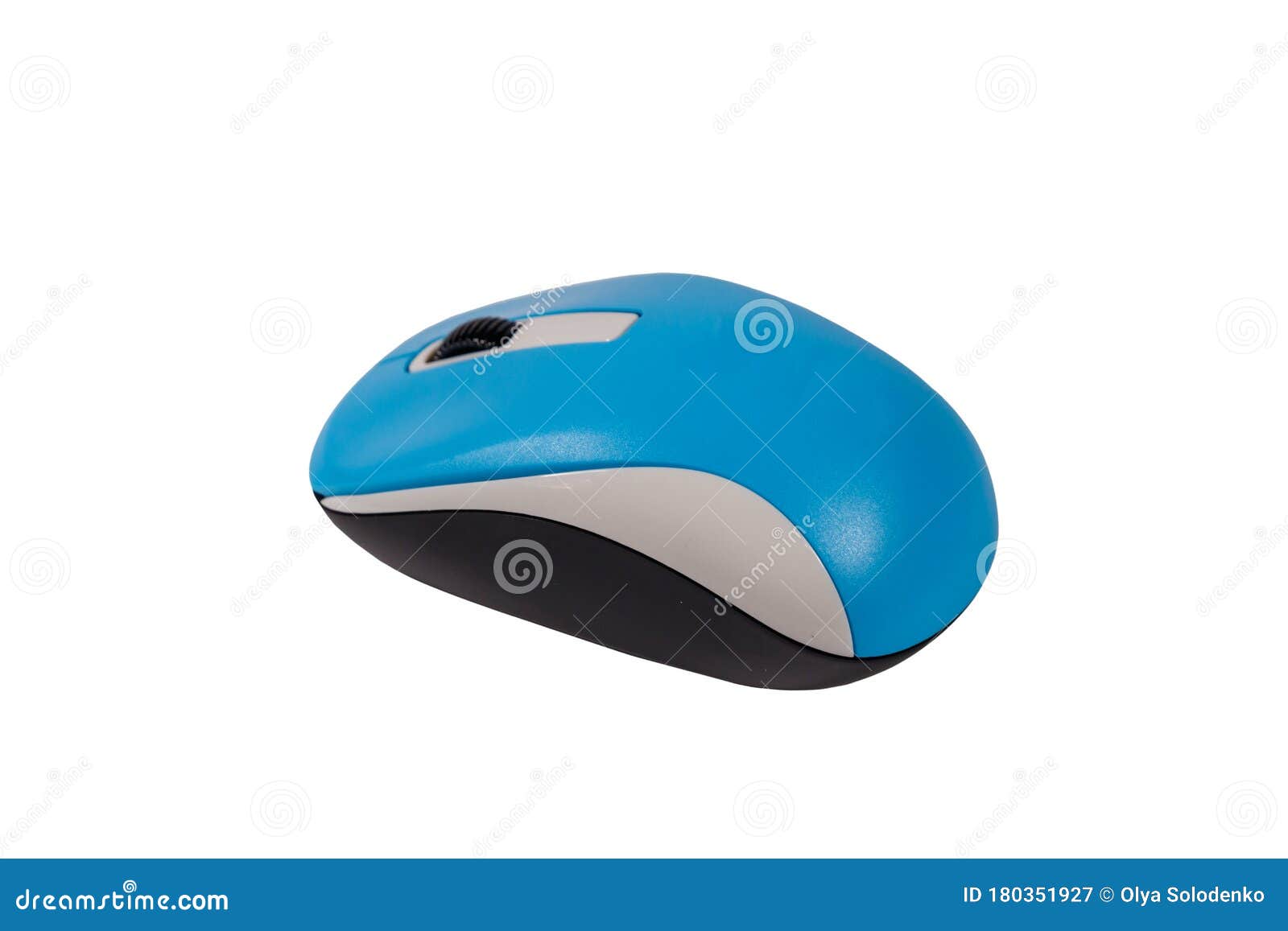 Computer Wireless Mouse Isolated on White Background Stock Image ...