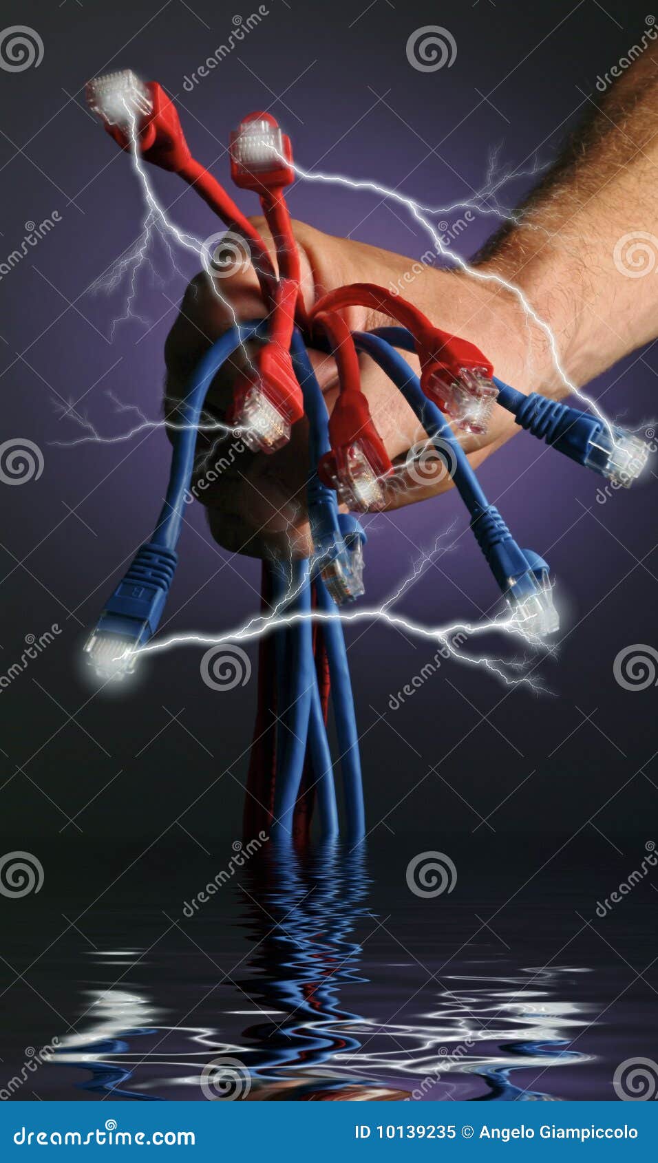 Computer Wires Royalty-Free Stock Photography | CartoonDealer.com #70327007