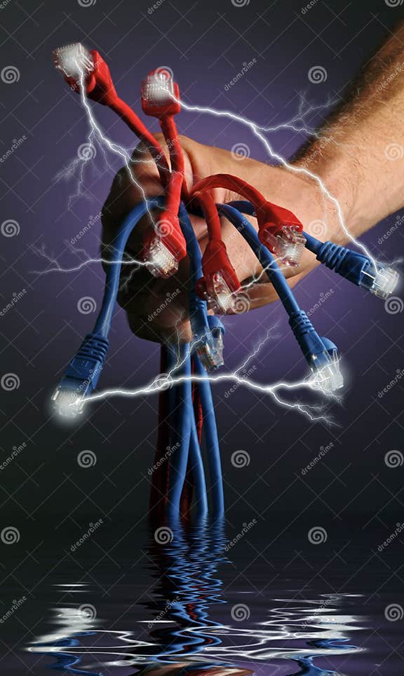 Computer wires stock image. Image of hardware, cable - 10139235