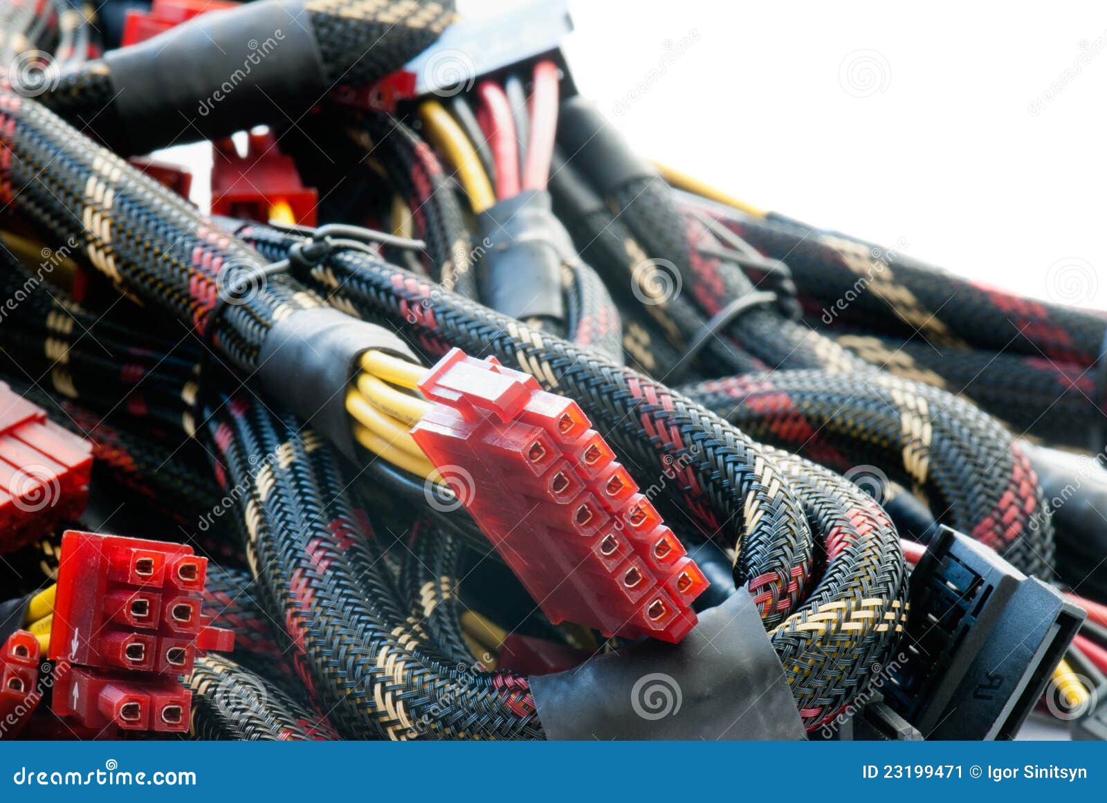 Computer wires stock image. Image of plug, wired, electric - 23199471