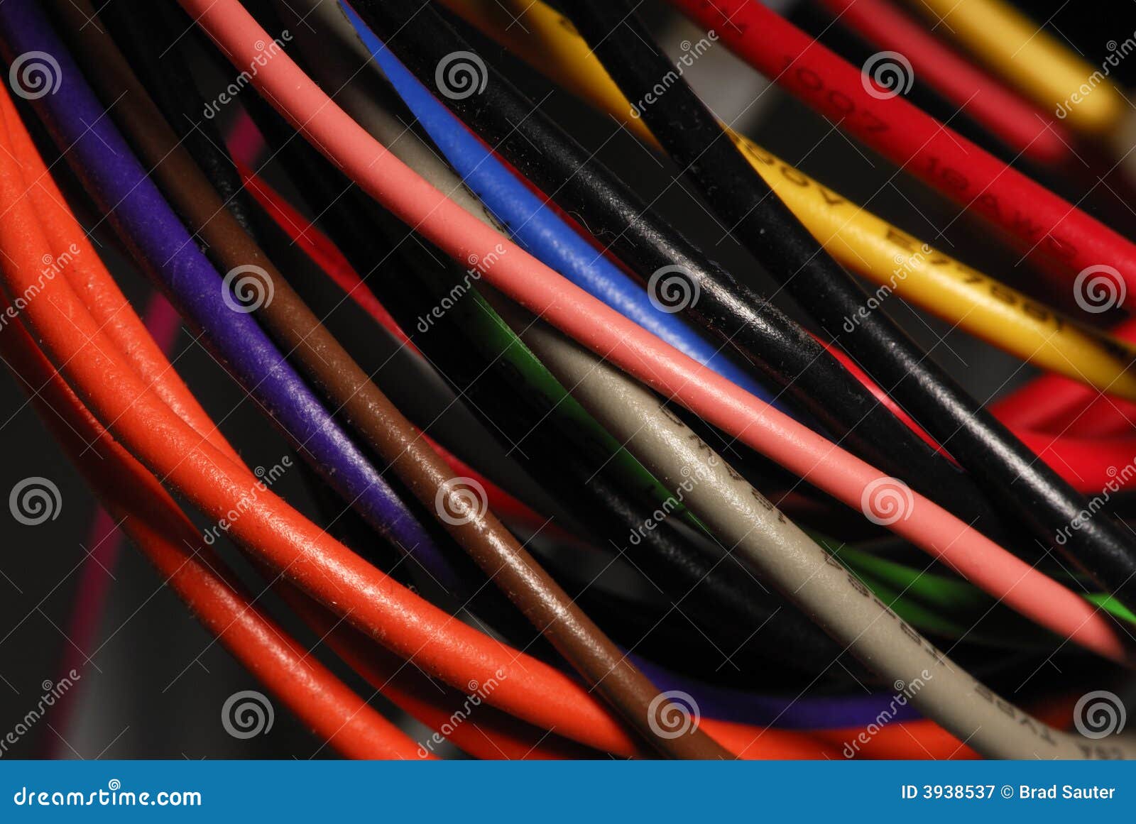 Computer Wires stock image. Image of electronics, electrical - 3938537