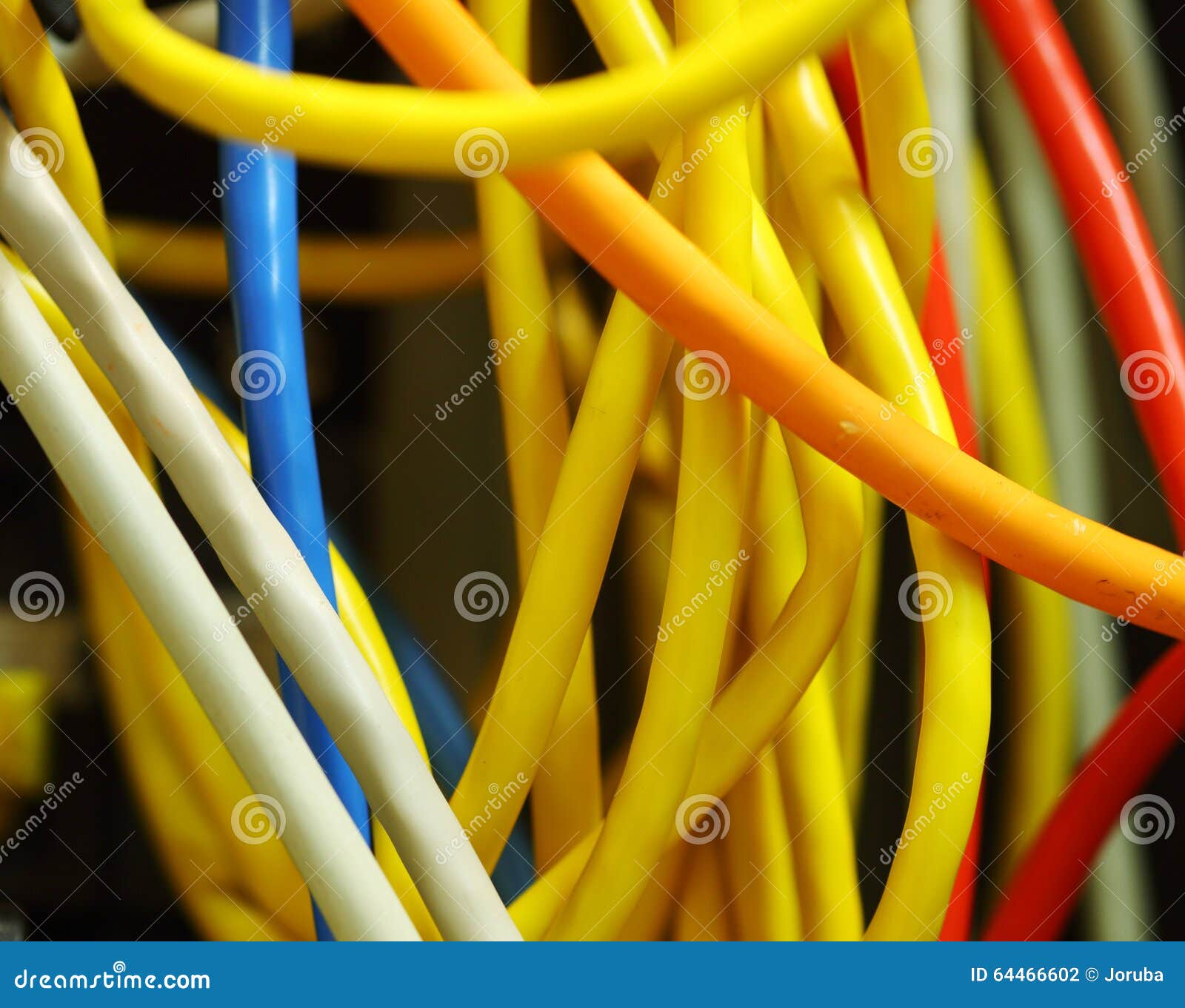 Computer wires stock photo. Image of cord, connection - 64466602