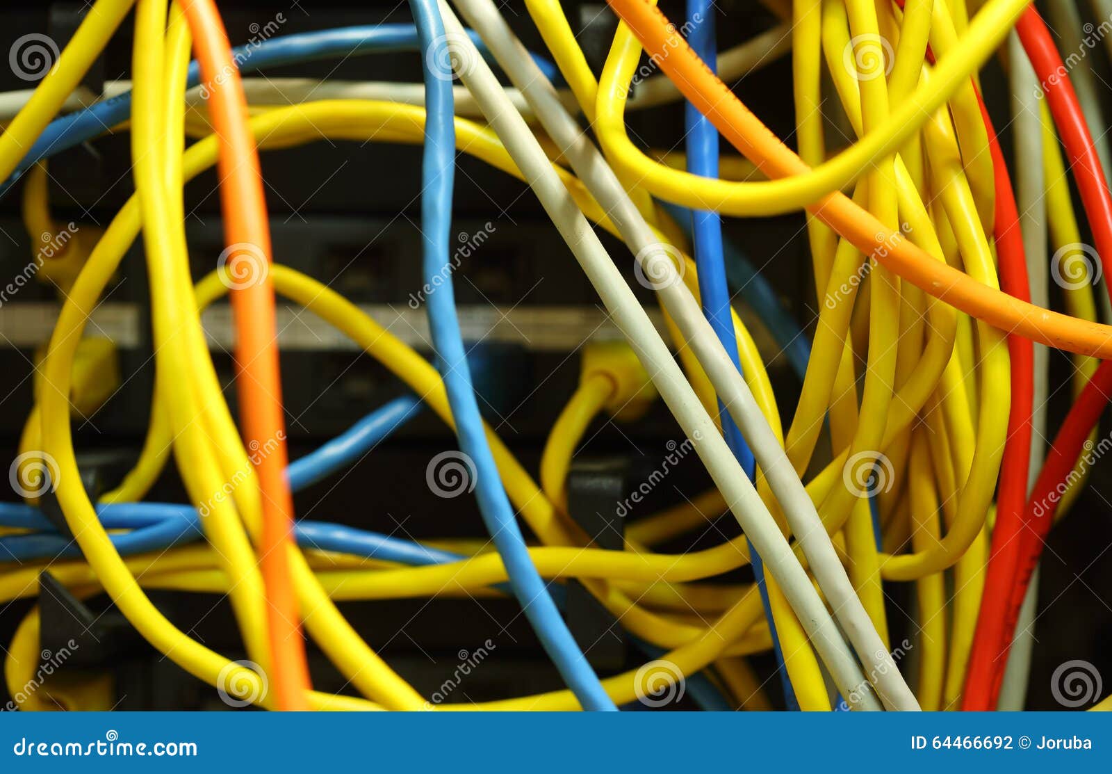 Computer wires stock photo. Image of ethernet, communication - 64466692