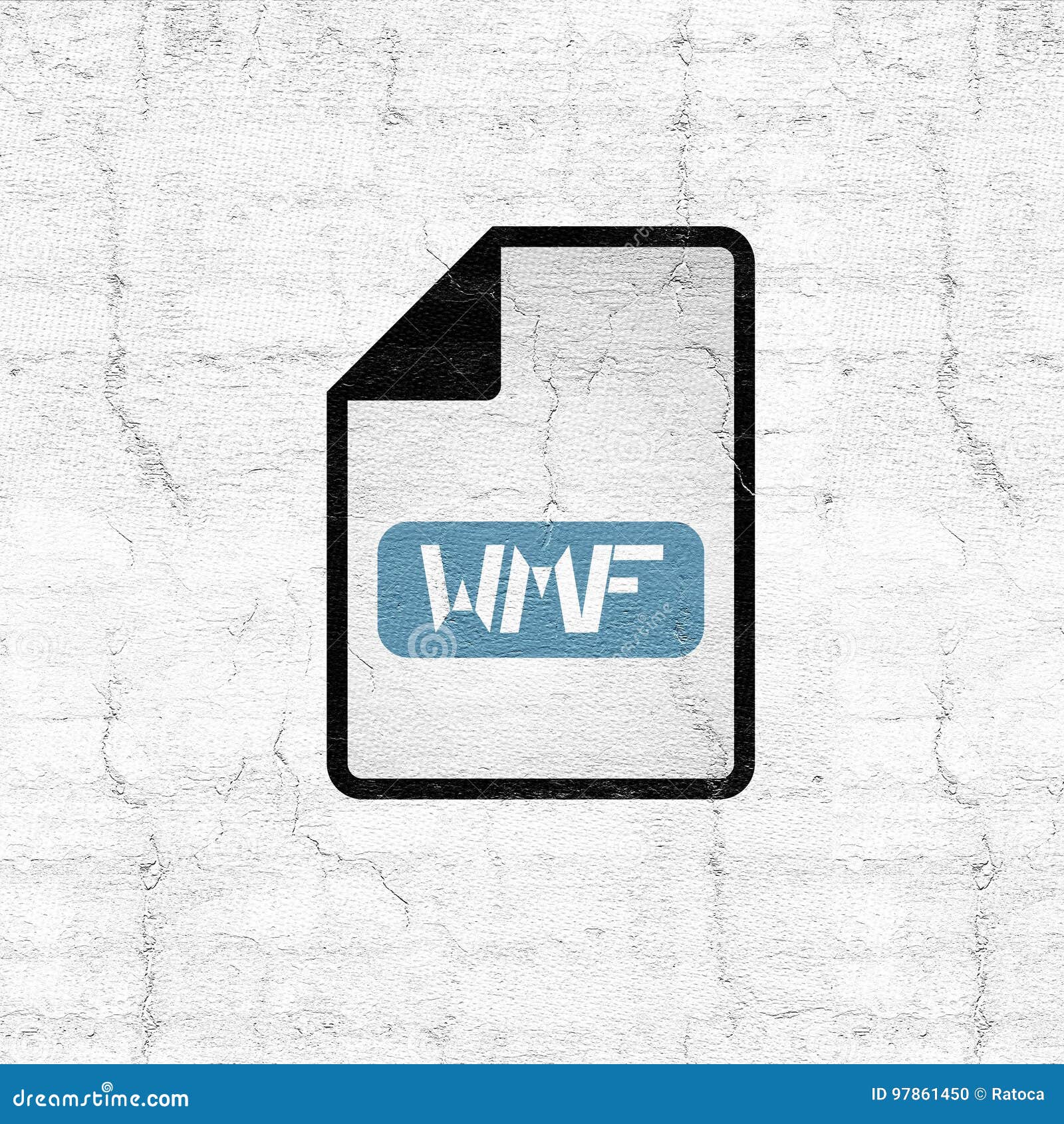 Computer wmf file icon stock illustration. Illustration of bits - 97861450