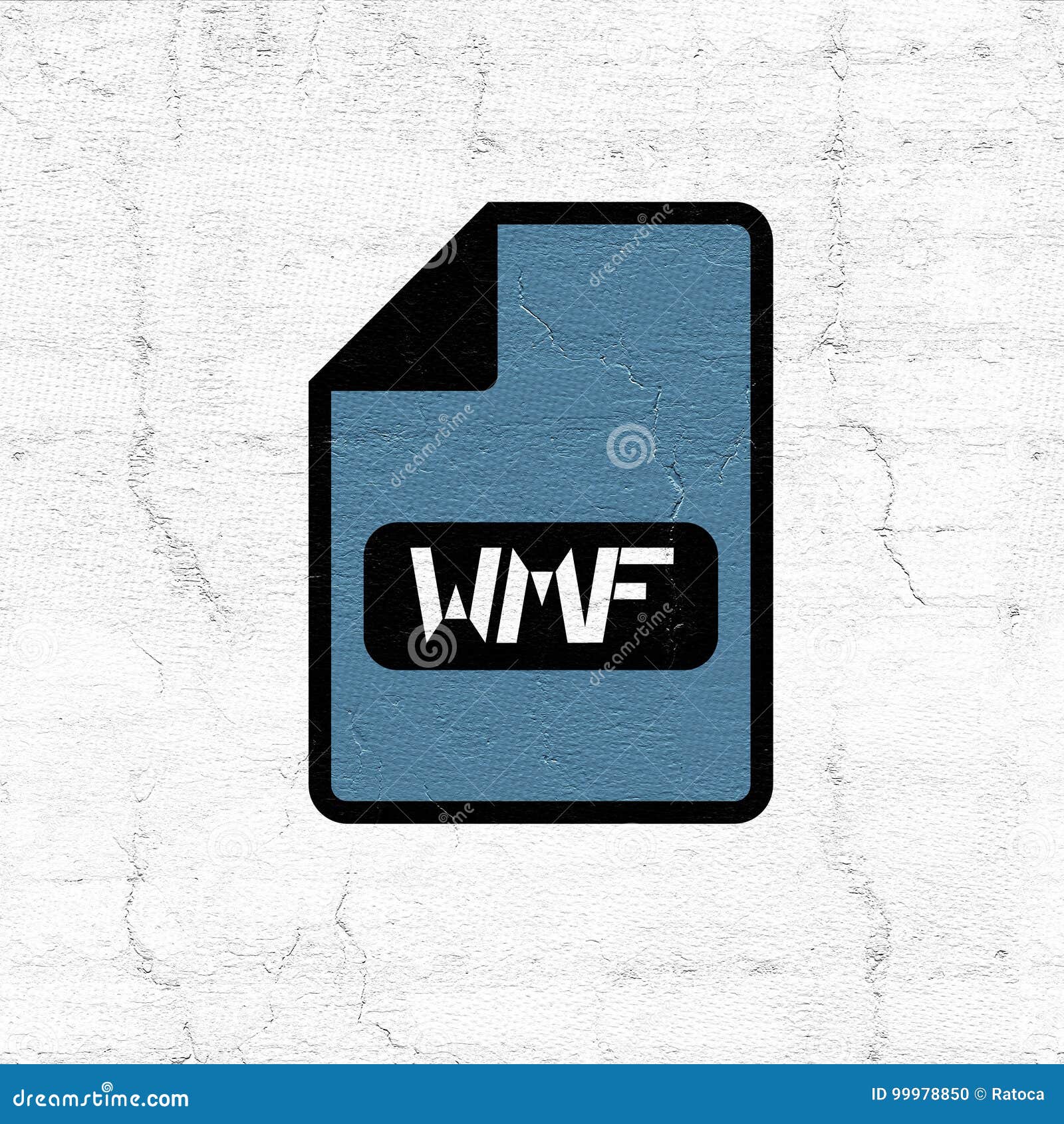 Computer wmf file icon stock illustration. Illustration of informatics ...