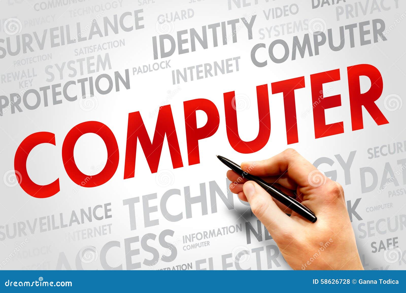 Computer stock photo. Image of application, connection - 58626728