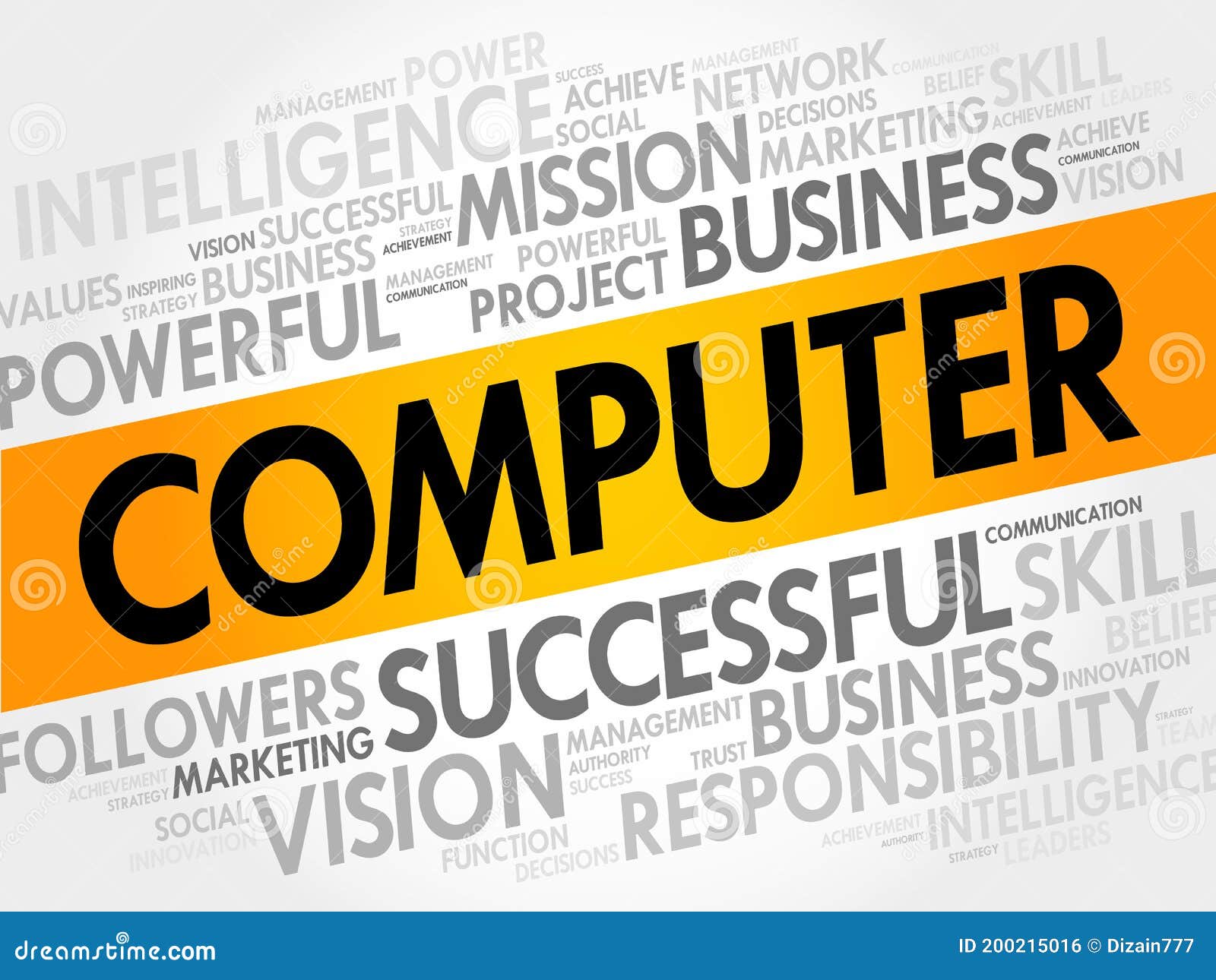 Computer Word Collage Stock Photo | CartoonDealer.com #10978734