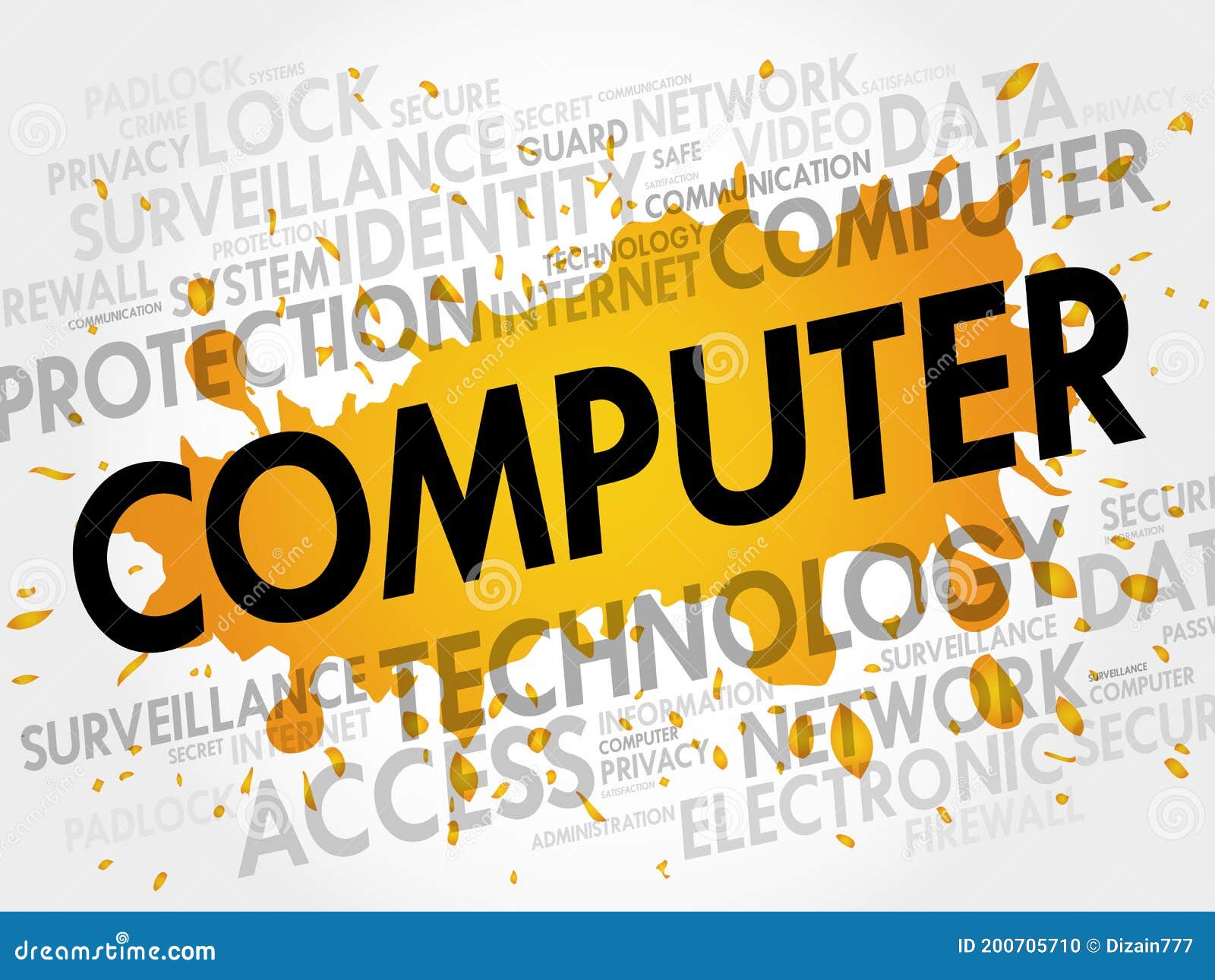 Computer Word Collage Stock Photo | CartoonDealer.com #10978734