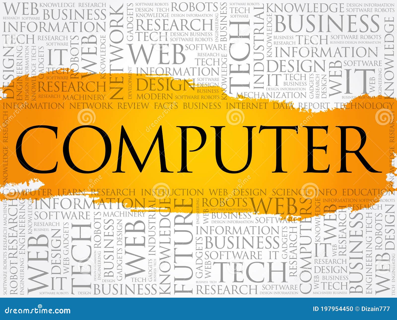 Computer Word Collage Stock Photo | CartoonDealer.com #10978734