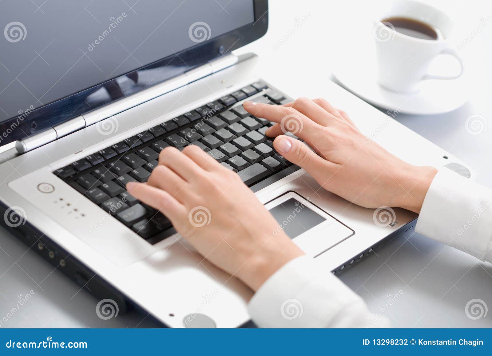 Computer work stock photo. Image of keys, desktop, keyboard - 13298232