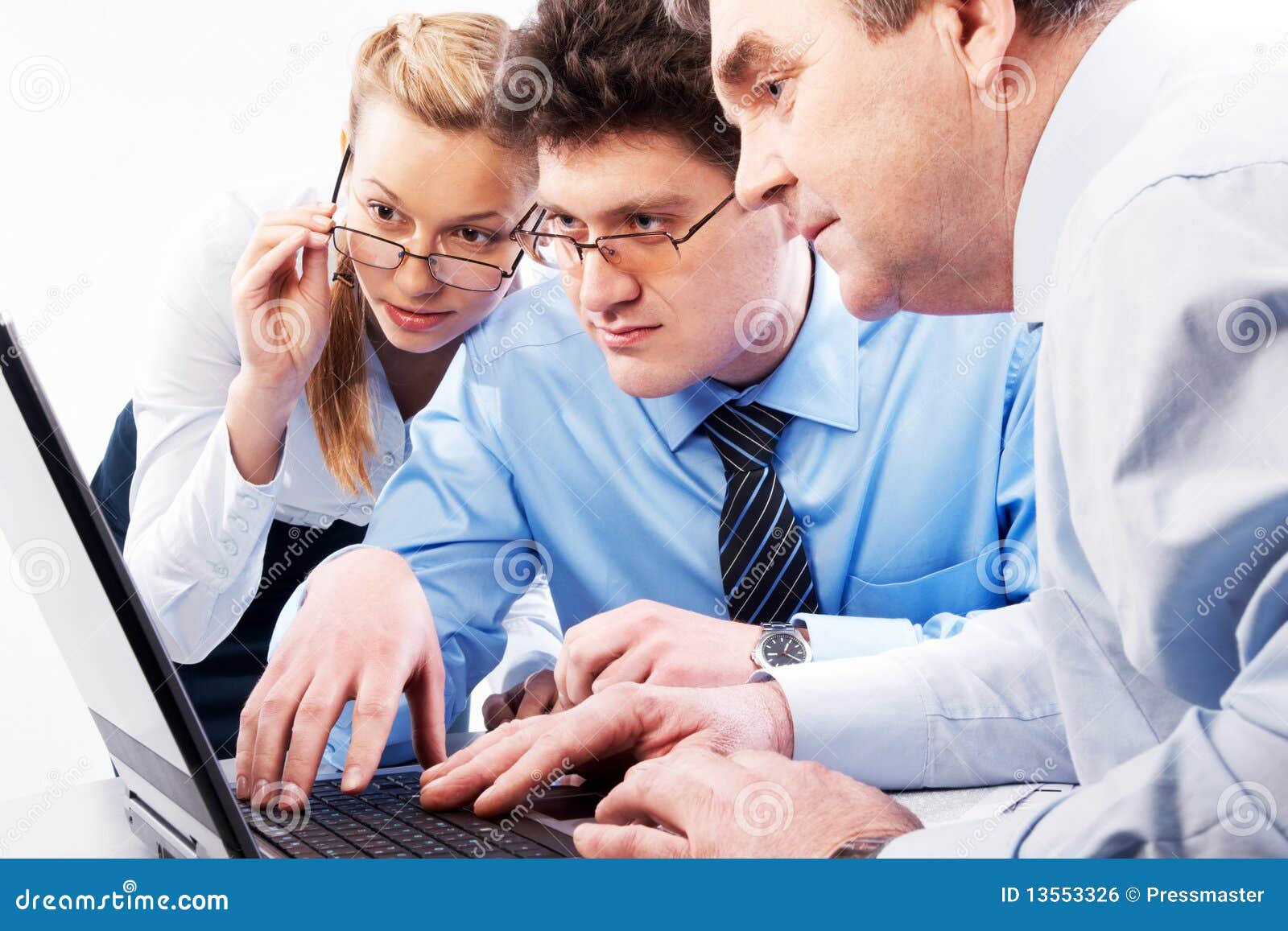 Computer work stock photo. Image of collar, group, contemporary - 13553326