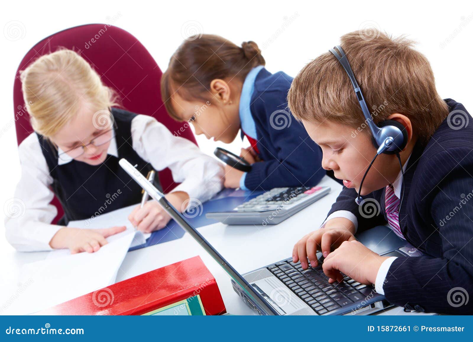 Computer work stock image. Image of attention, contemporary - 15872661