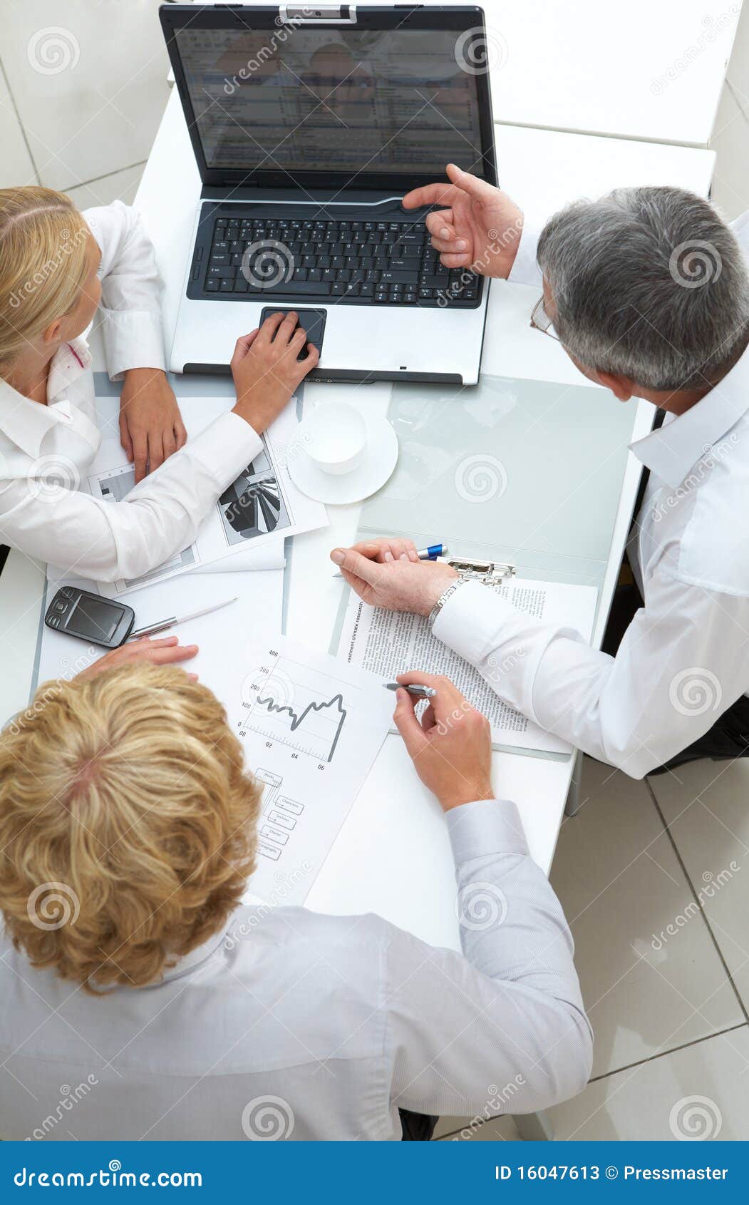 Computer work stock image. Image of interaction, employee - 16047613