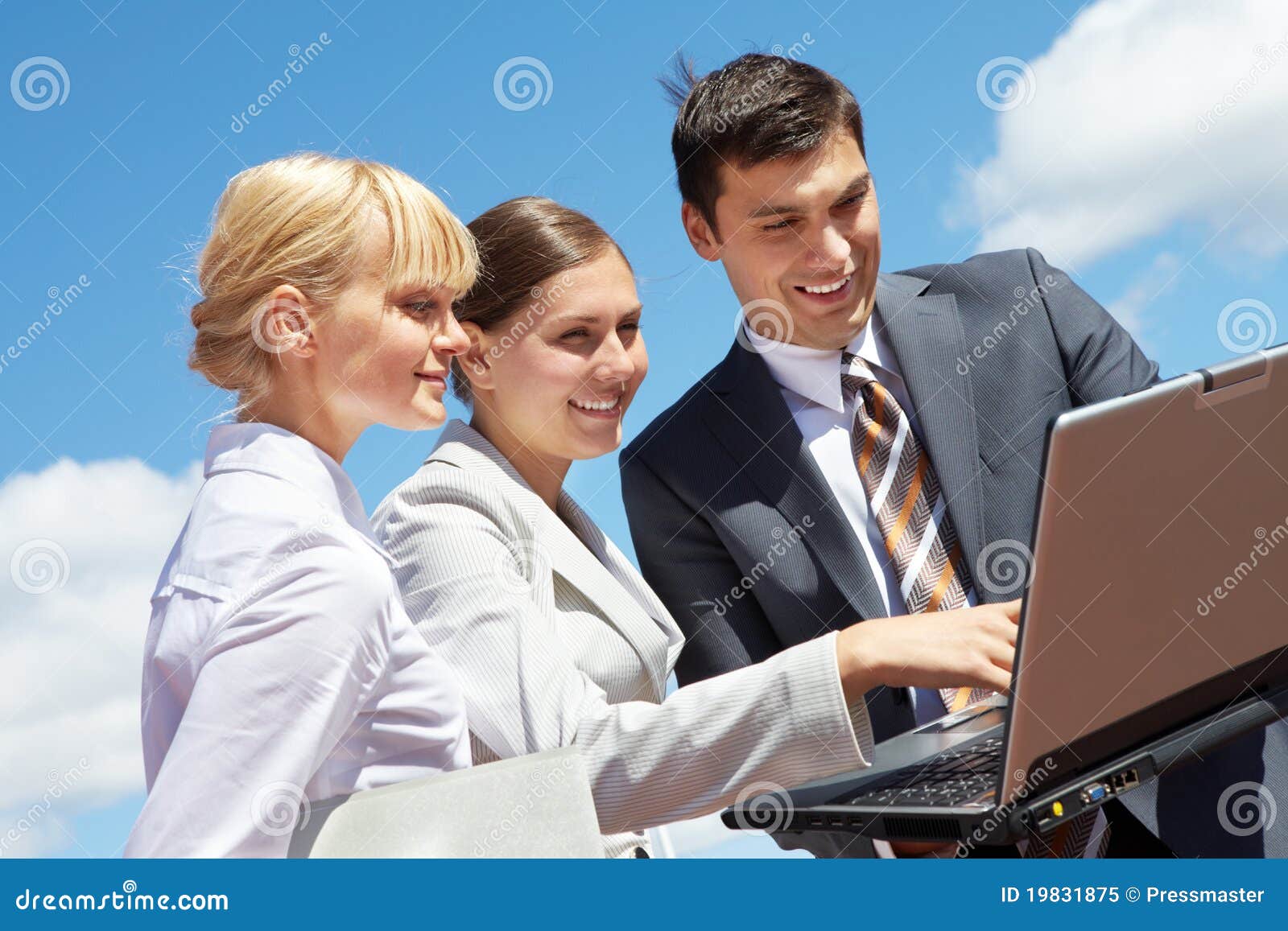 Computer work stock image. Image of communicating, competitive - 19831875