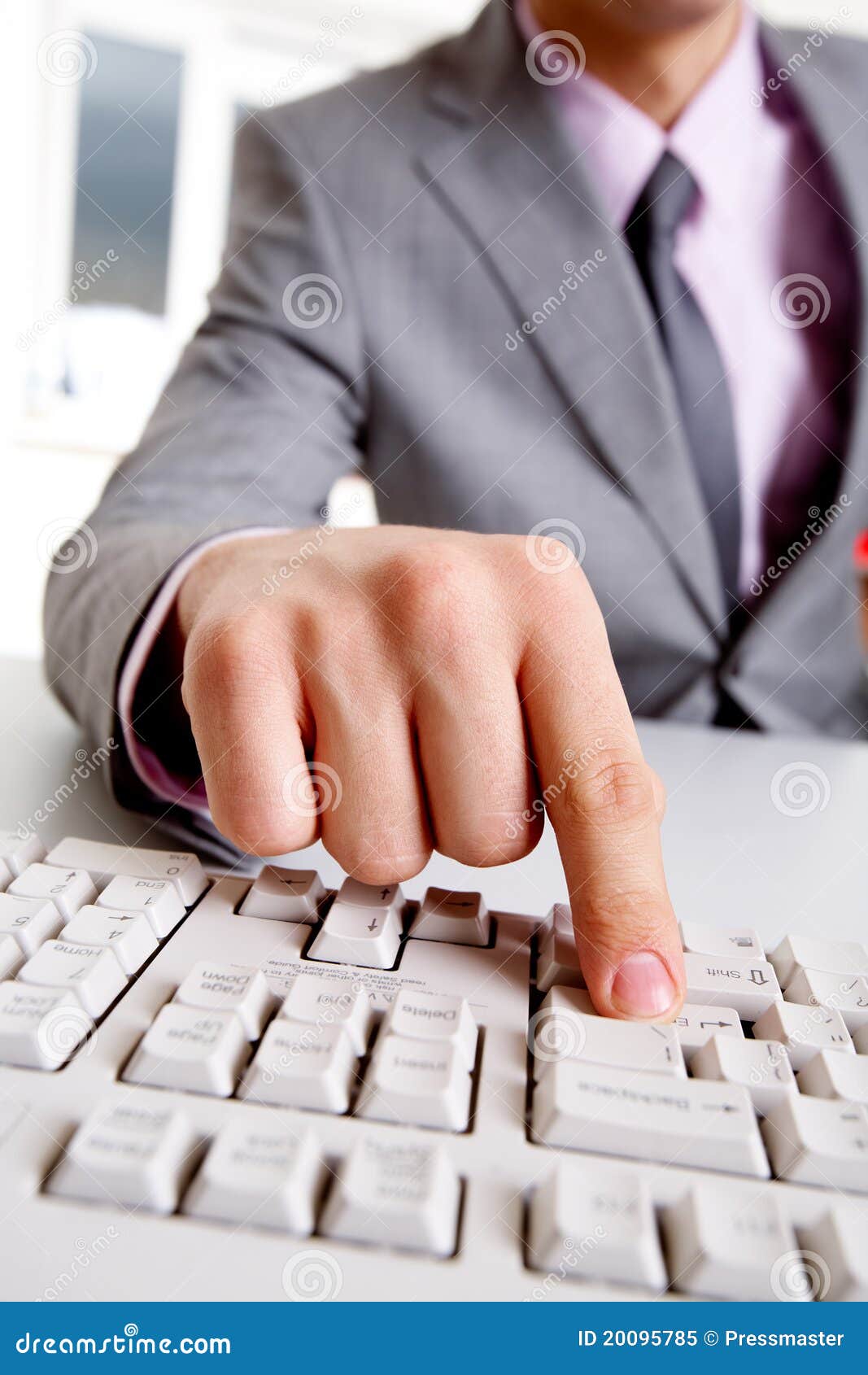 Computer work stock image. Image of keypad, executive - 20095785
