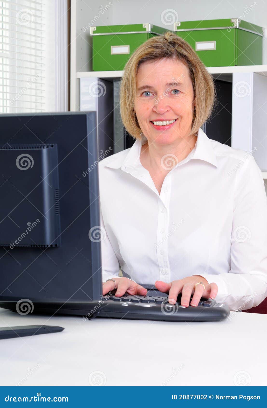 Computer Work stock photo. Image of secretary, life, business - 20877002