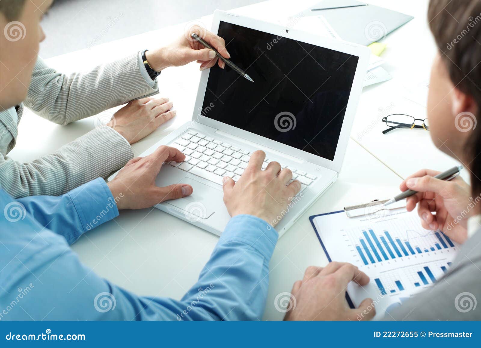 Computer work stock image. Image of contemporary, business - 22272655